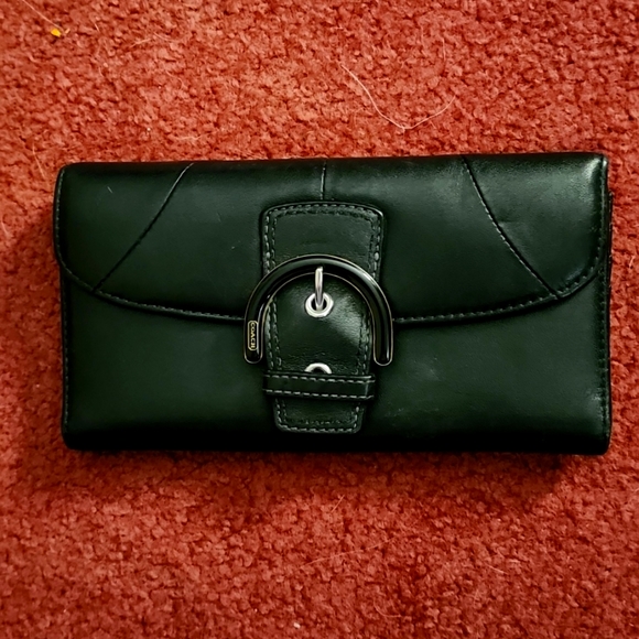 Coach | Bags | Coach Soho Envelope Wallet With Black Buckle | Poshmark